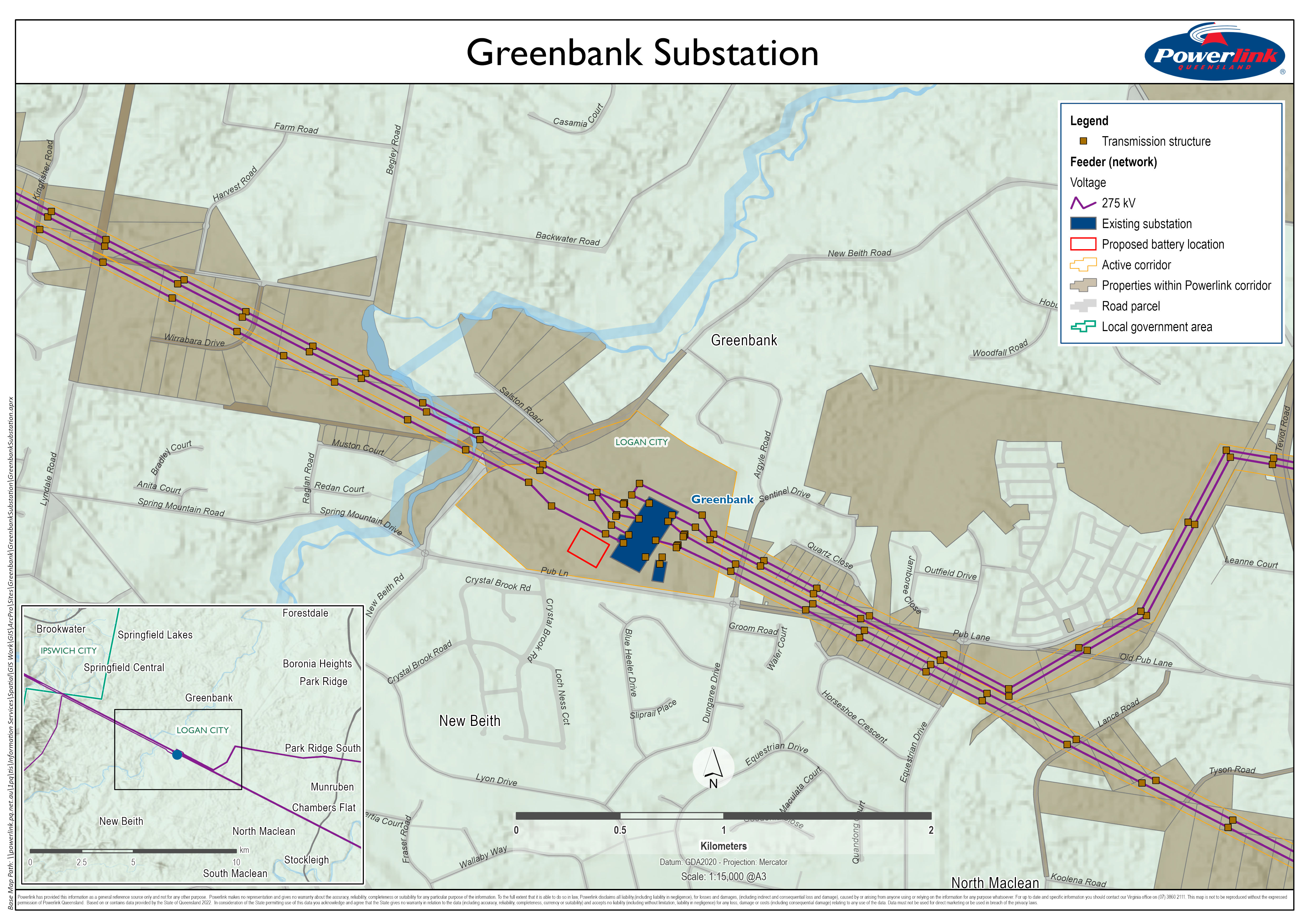 Greenbank Large Scale Battery Connection Project | Powerlink