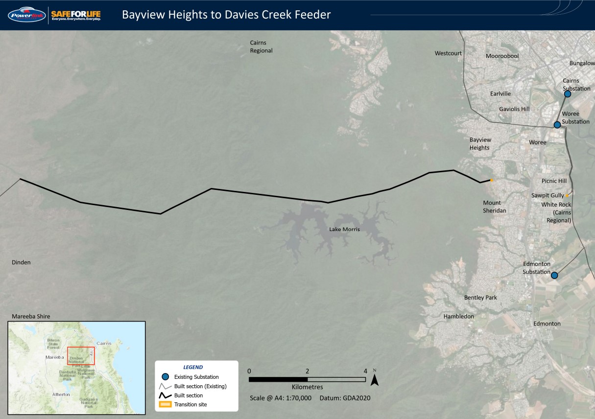 Bayview Heights to Davies Creek Refit Project | Powerlink