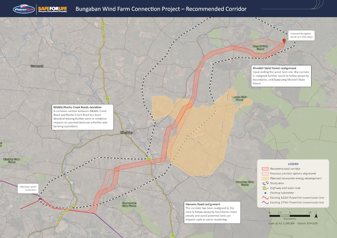Bungaban Wind Farm Connection Project | Powerlink