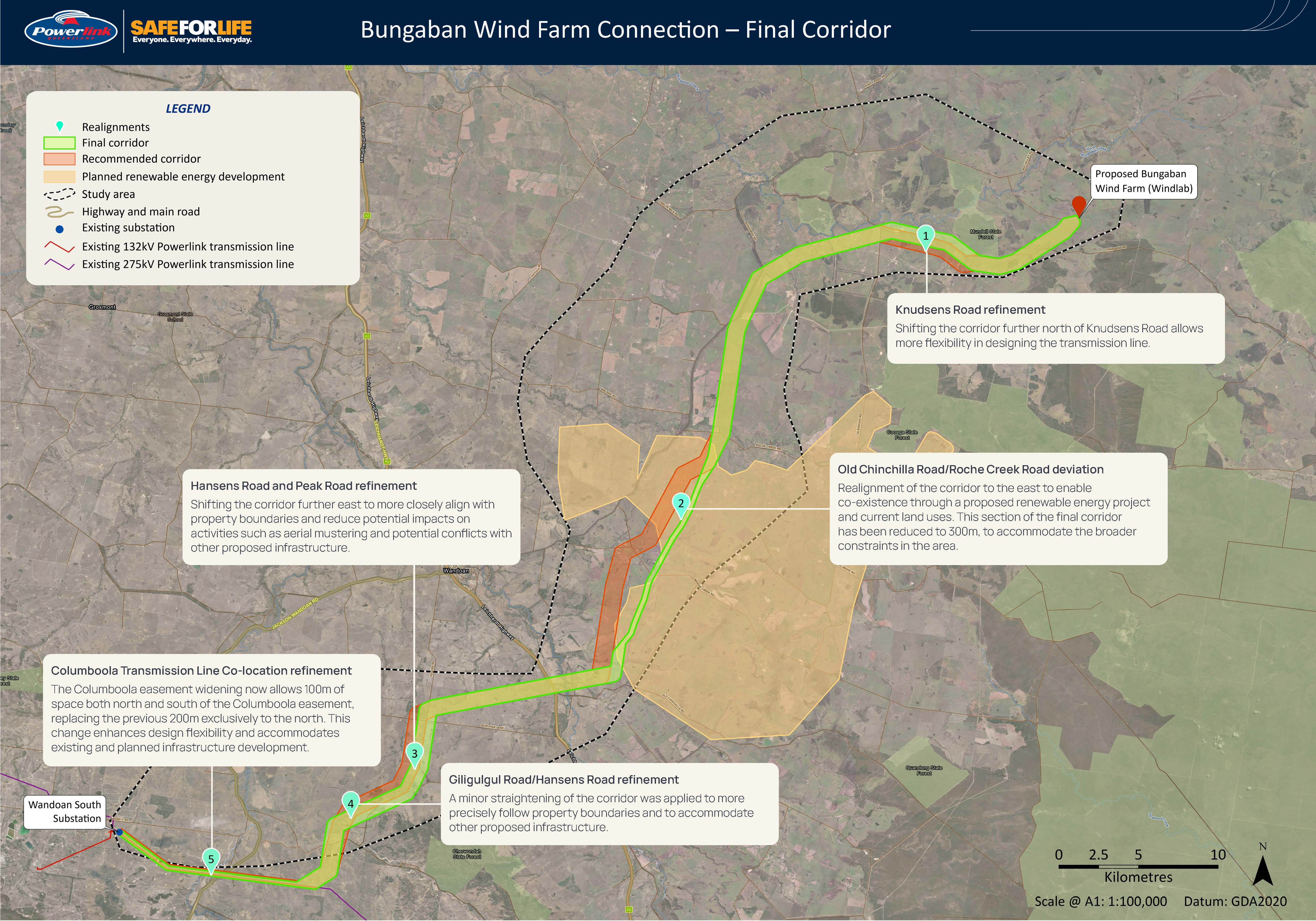 Bungaban Wind Farm Connection Project | Powerlink