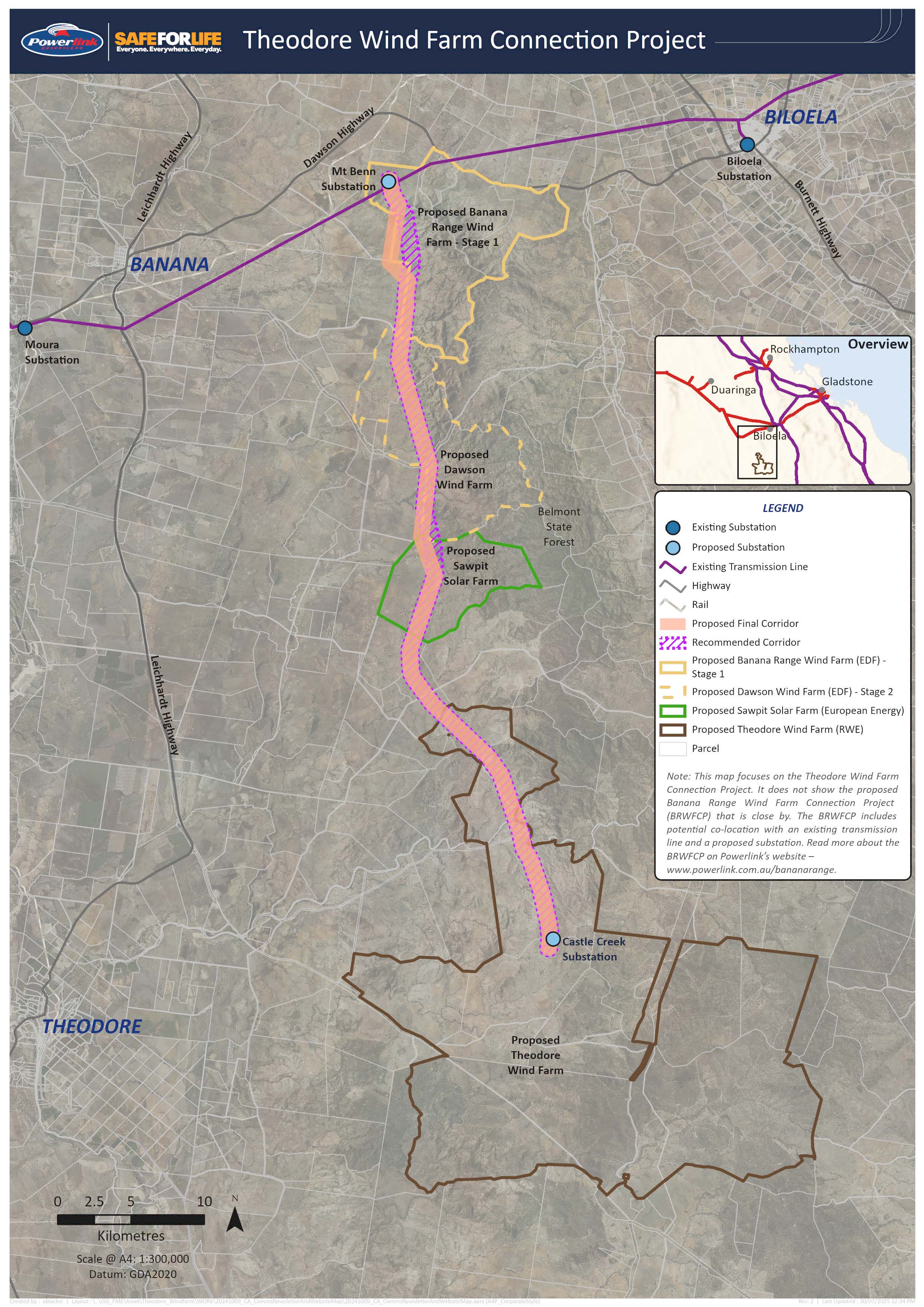 Theodore Wind Farm Connection Project | Powerlink