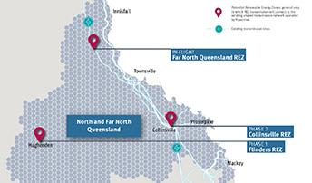 North and Far North Queensland Renewable Energy Zones | Powerlink